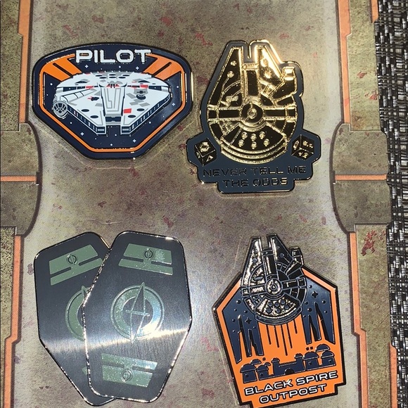 Disney | Accessories | Resistance Star Wars Galaxys Edge Booster Pin ...